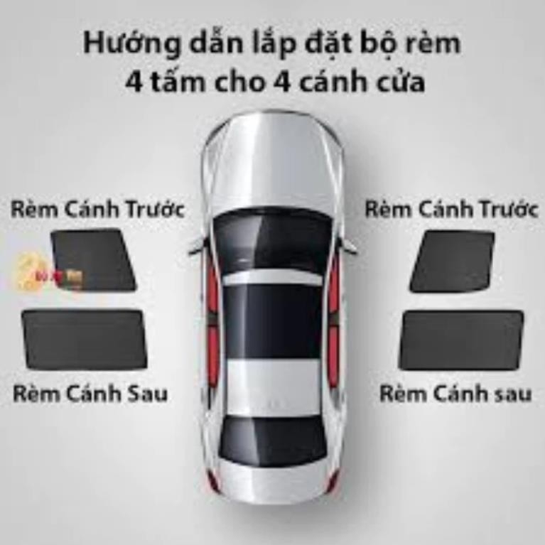 Rèm che nắng theo xe Toyota Land Cruiser Prado