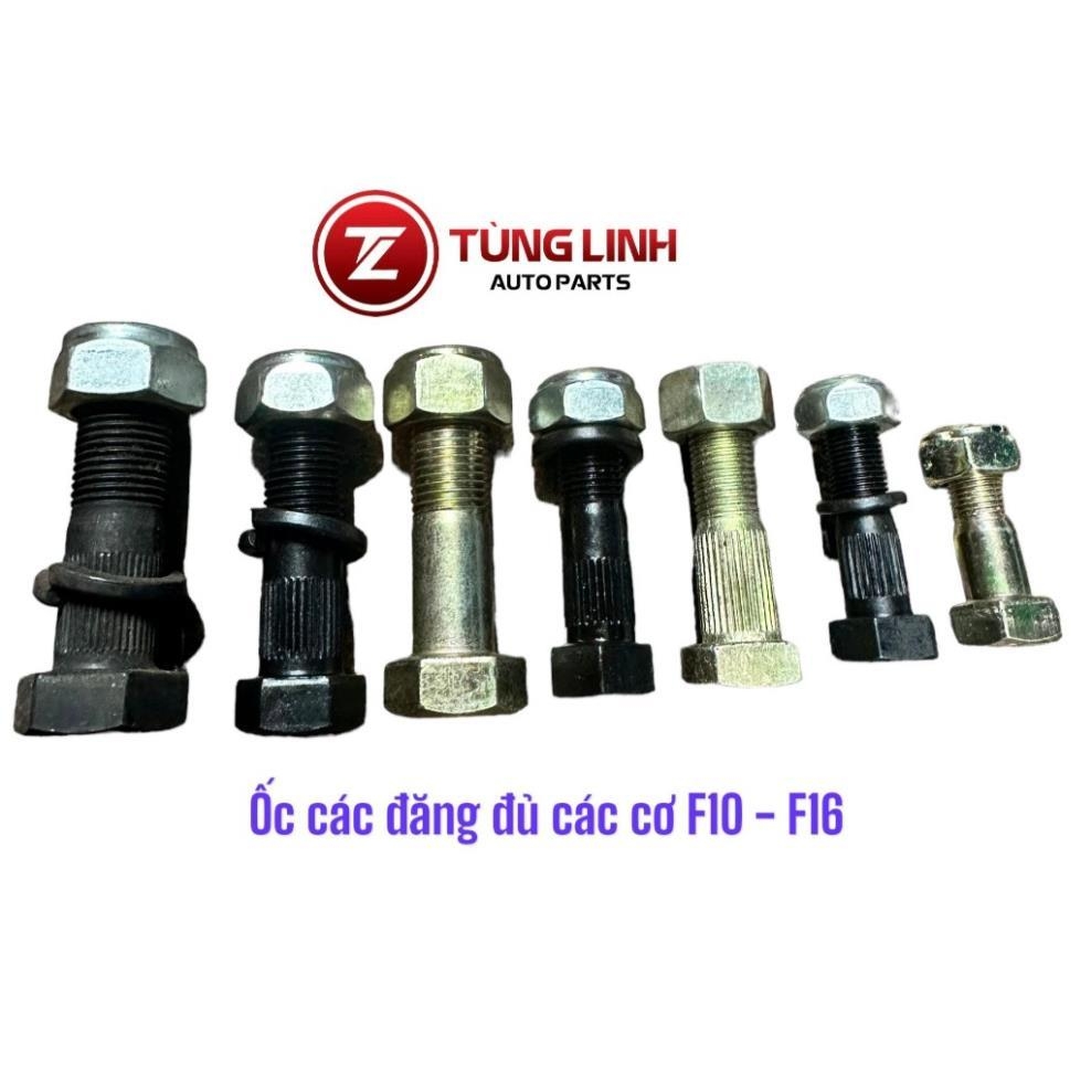 Ốc cát đăng F10, F12, F14, F16 hàng xịn đen và vàng. Có khía chống rung ...