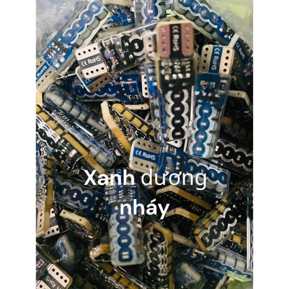 Combo 2 bóng ghim (gim) led T10 nháy mẫu mới nhiều màu chạy audi ( kèm ...