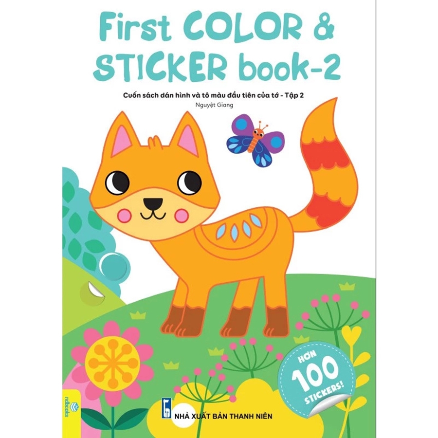 First Color & Sticker Book - Cuốn Sách Dán Hình Và Tô Màu Đầu Tiên Của ...