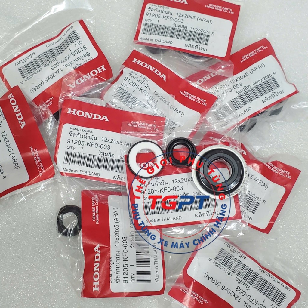 Bộ phốt bơm nước Sonic 150, Winner 150 V1, V2, V3, V4 /91205-KF0-003