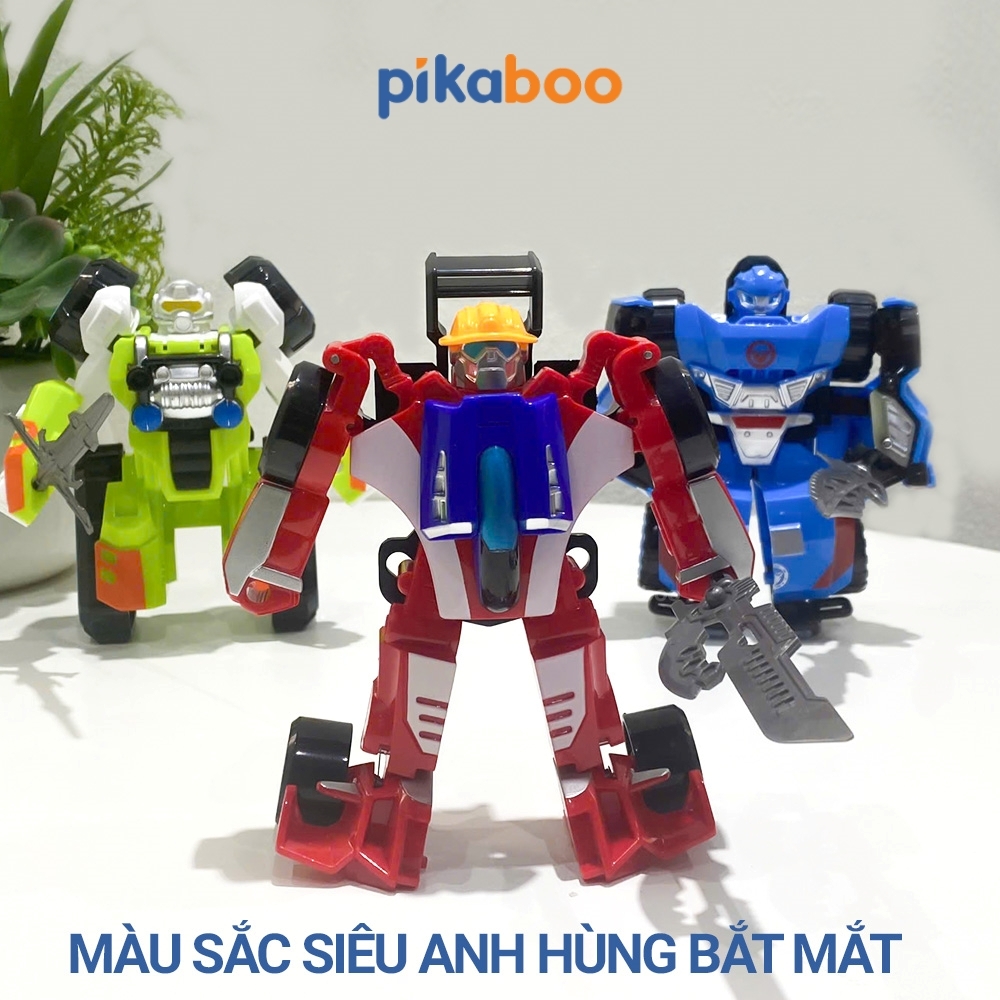 Robot biến hình Pikaboo 3 mẫu trong 1 | Pikaboo2
