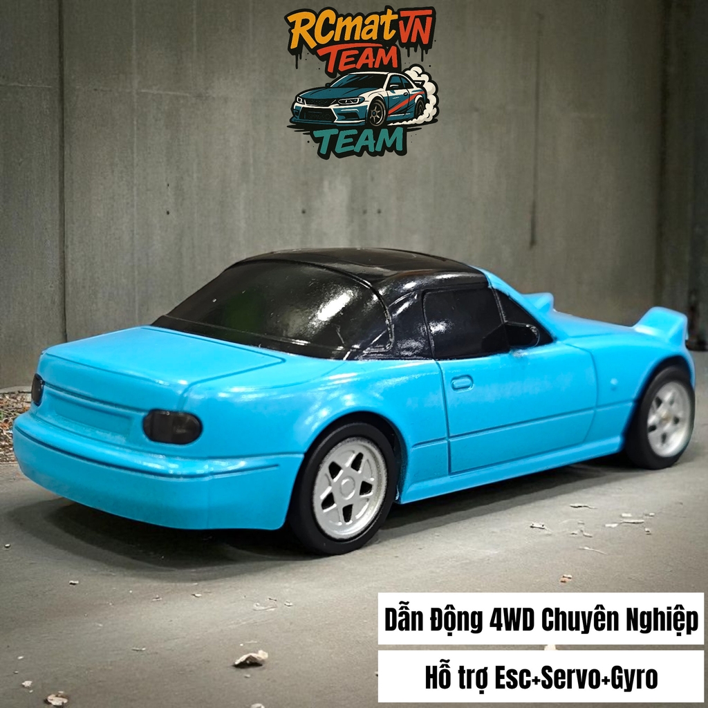Xe RC Điều Khiển Từ Xa Mini Drift 1/43 2.4G 4WD LED – Gyro Remote Car ...