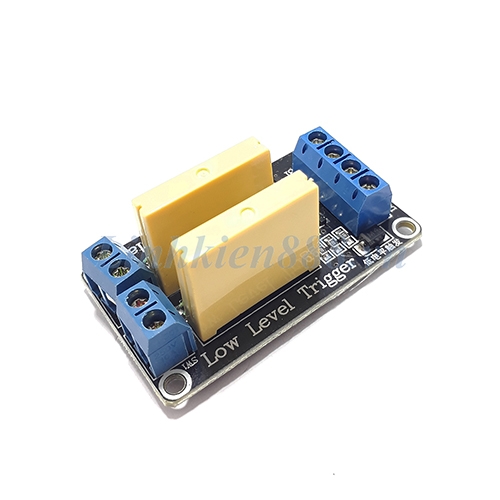 Module relay bán dẫn vào DC 3-32V ra DC 5V-40V 5A 2 kênh Linh Kiện 888