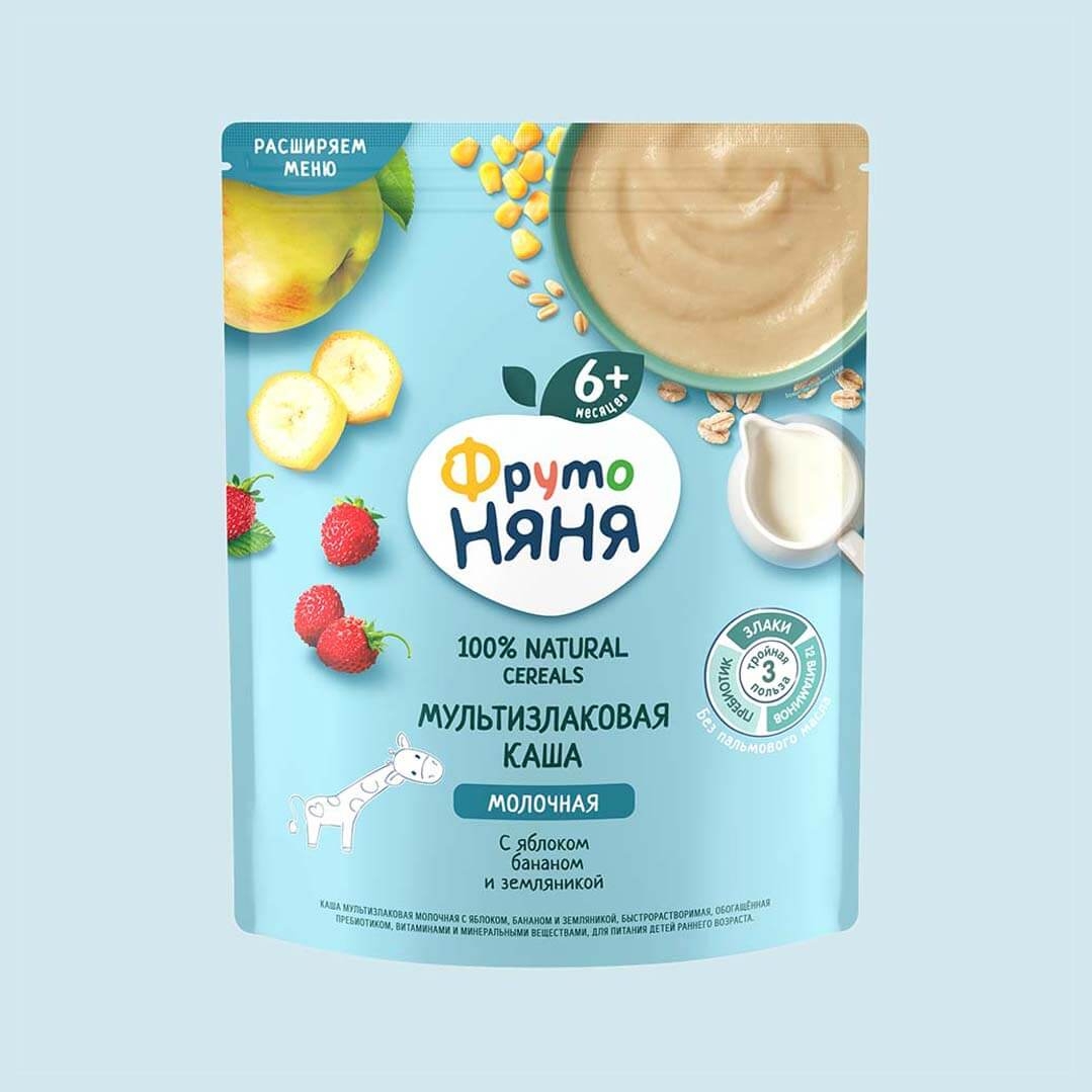 Bột ăn dặm Fruto Nga 6M+ (200g)