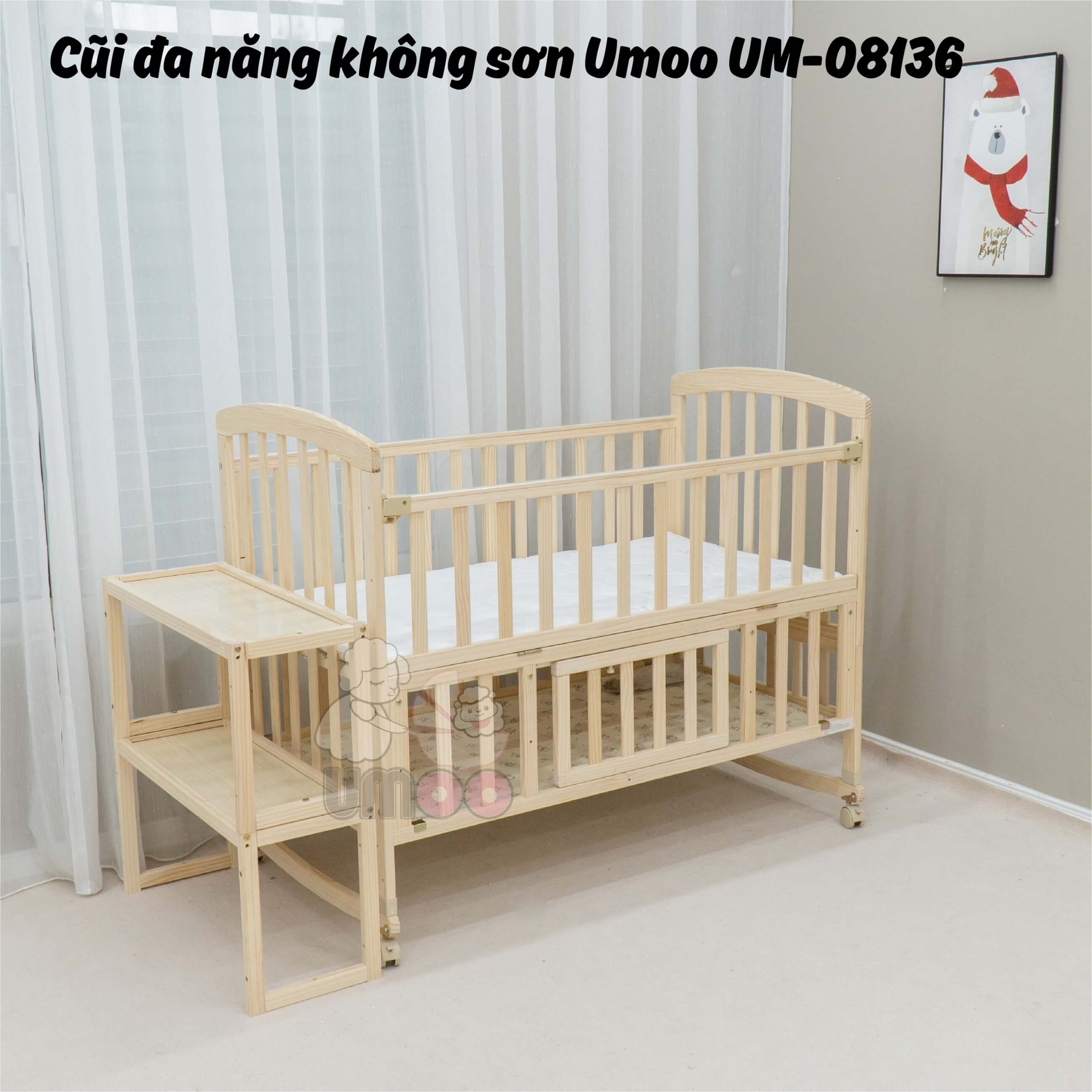 Cũi gỗ đa năng Umoo