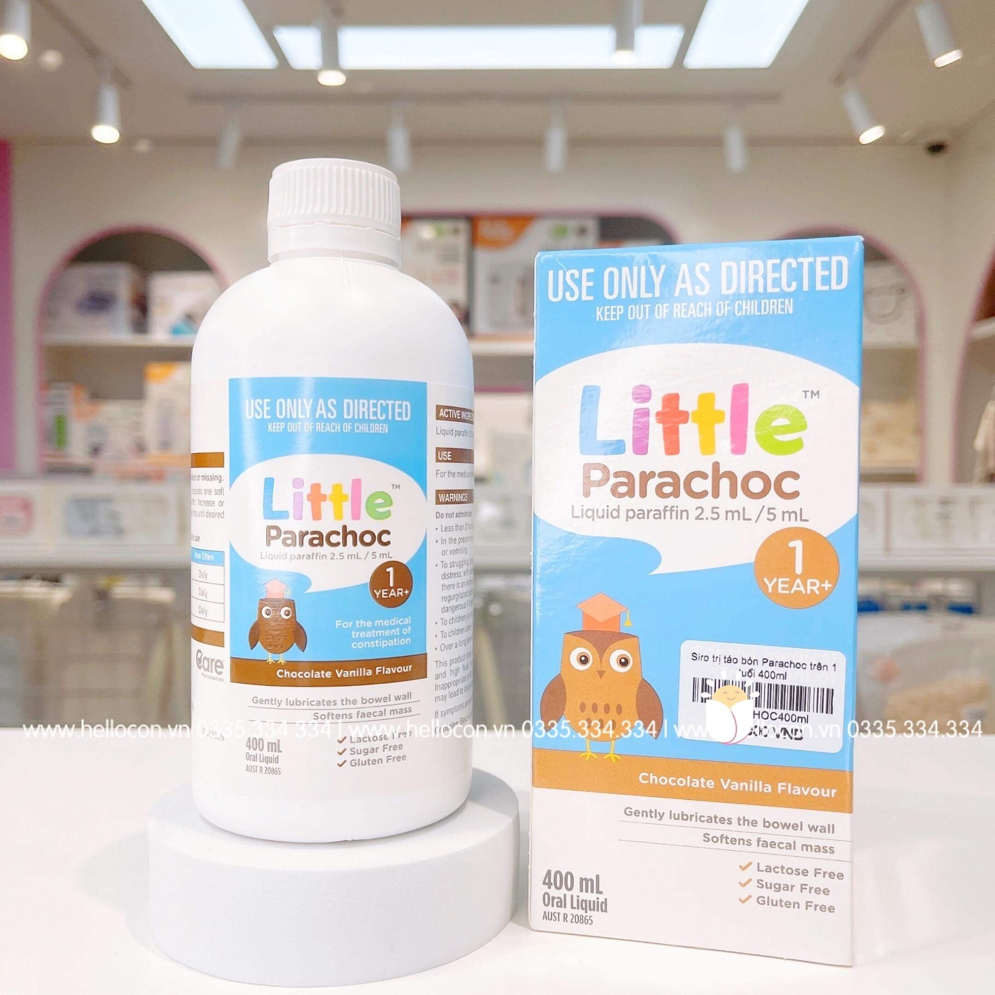 Little Parachoc - Siro trị táo bón cho bé trên 1 tuổi 400ml