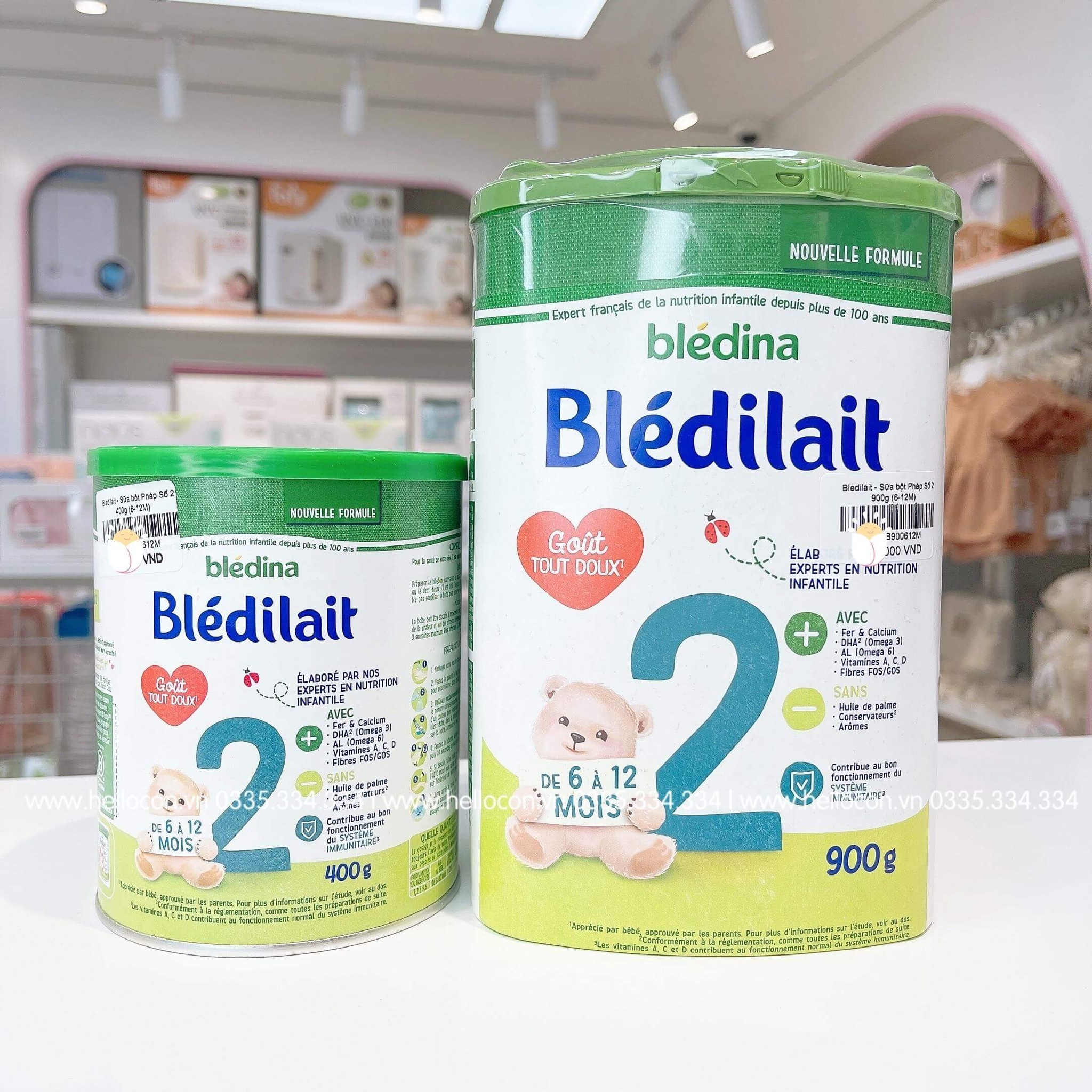 Sữa Bledilait - sữa nội địa Pháp mẫu mới số 1, 2, 3