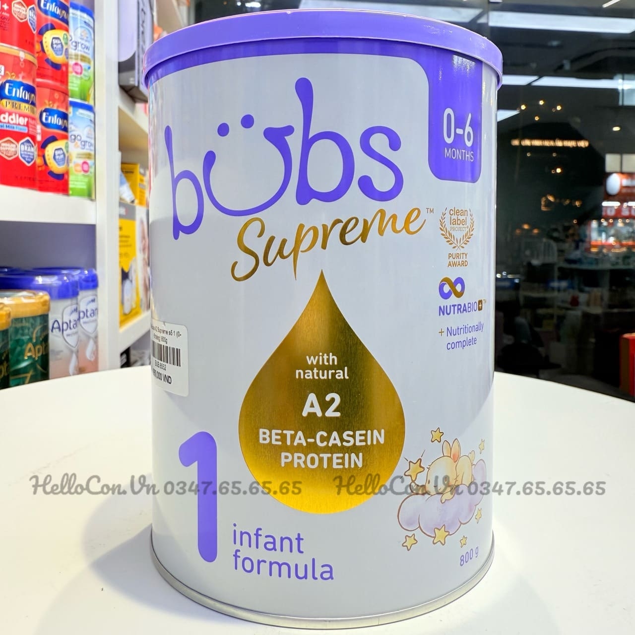 Sữa Bubs Supreme chứa đạm A2 tốt cho hệ tiêu hóa giá tốt