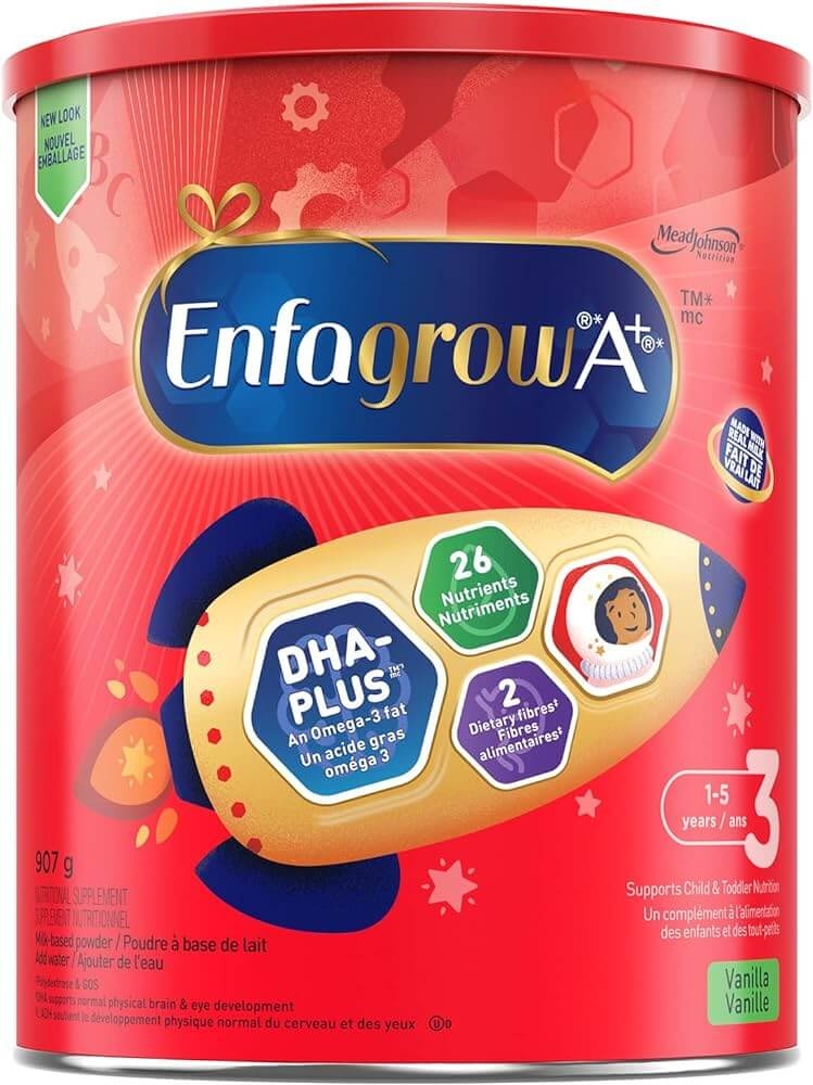 Sữa Enfagrow Canada số 3 A+ Toddler 907g cho bé từ 1-3 tuổi.