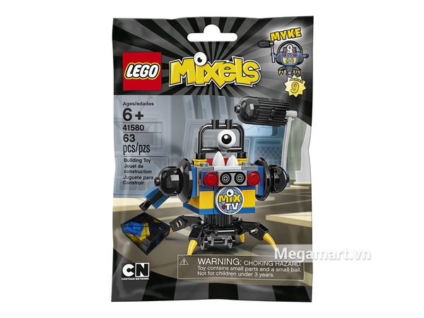 Bộ xếp hình Lego Mixels 41580 - Biên tập viên Myke