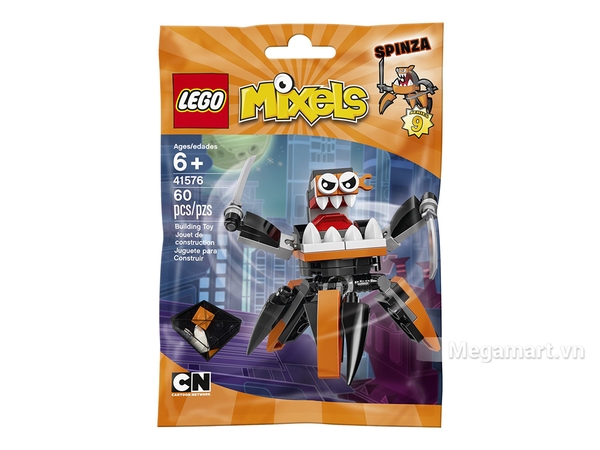 Bộ xếp hình Lego Mixels 41576 - Ninja vui tính Spinza