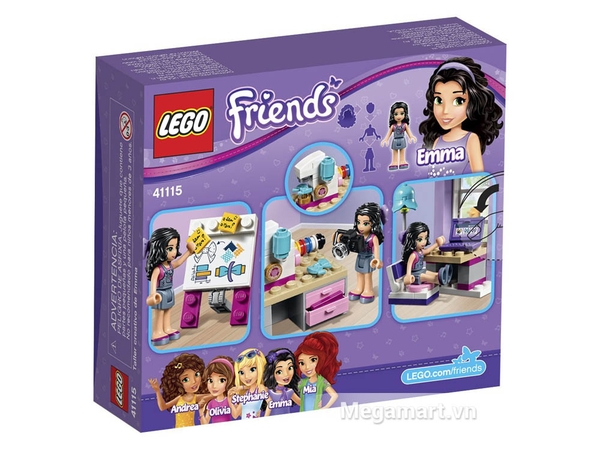 Lego Friends 41115 - Phòng làm việc sáng tạo của Emma