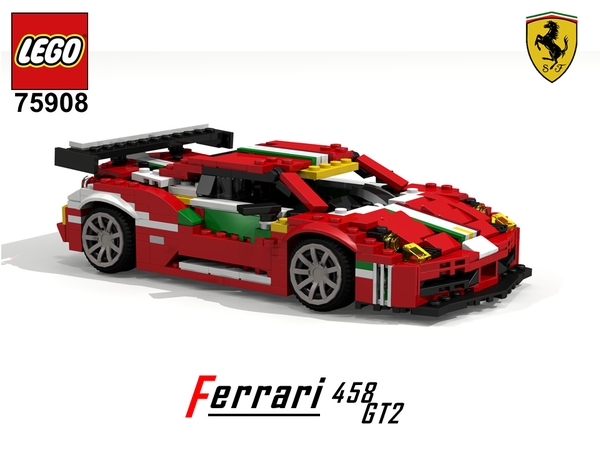 Lego Speed Champions 75908 - Xe đua Ferrari 458 Italia GT2