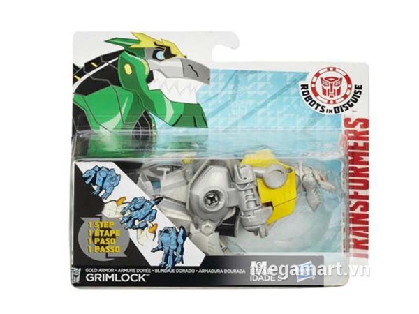 Transformers Robot Gold Armor Grimlock RID phiên bản biến đổi siêu tốc