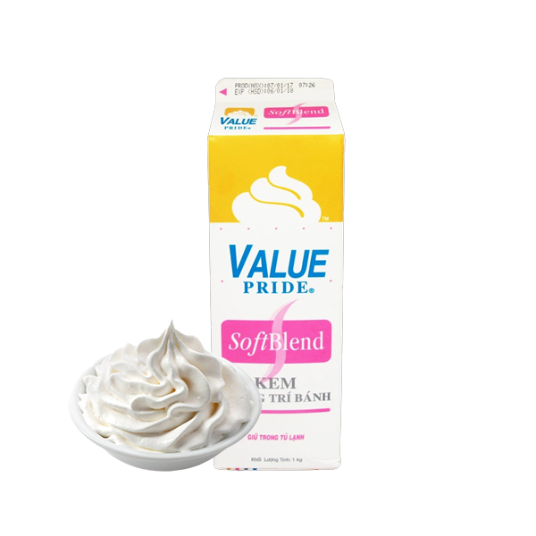 Kem topping Rich's soft blend 1kg - 2 Thùng - 24 hộp