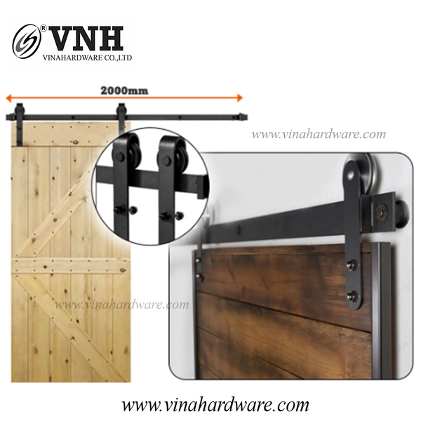 Bộ ray cửa lùa bánh xe phi 60 VNH - Phụ Kiện Thông Minh Cho Hệ Cửa ...