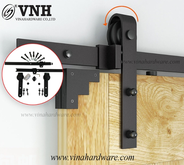 Bộ ray cửa lùa bánh xe phi 60 VNH - Phụ Kiện Thông Minh Cho Hệ Cửa ...