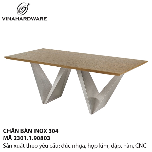 Khung bàn chân inox 304 – Mã 2301.1.90803 | vinahardware