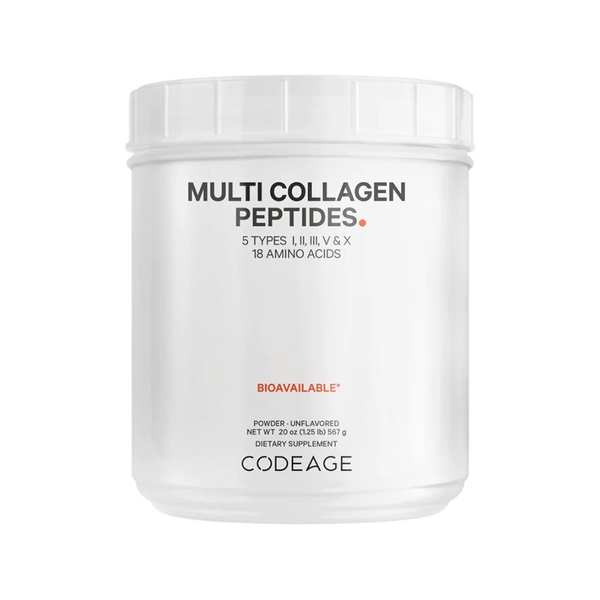 CodeAge Hydrolyzed Multi Collagen Peptides Power, 63 Servings