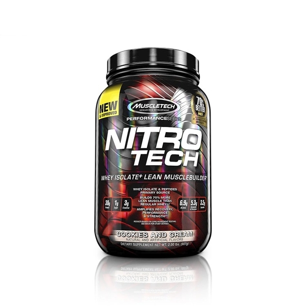 MuscleTech NitroTech 10 Lbs (4,54 Kg) - Giá Ưu Đãi Kèm Quà Tặng
