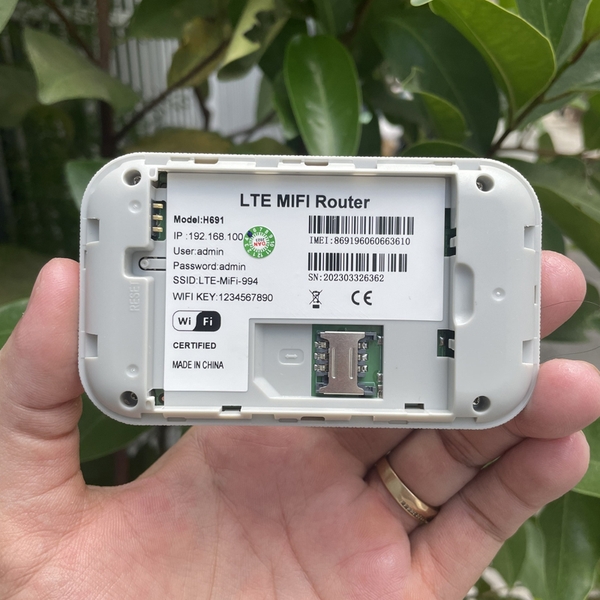 Phát wifi từ sim 4G Hpro LTE H691 tốc độ cao - Hỗ trợ vừa sạc vừa dùng ...