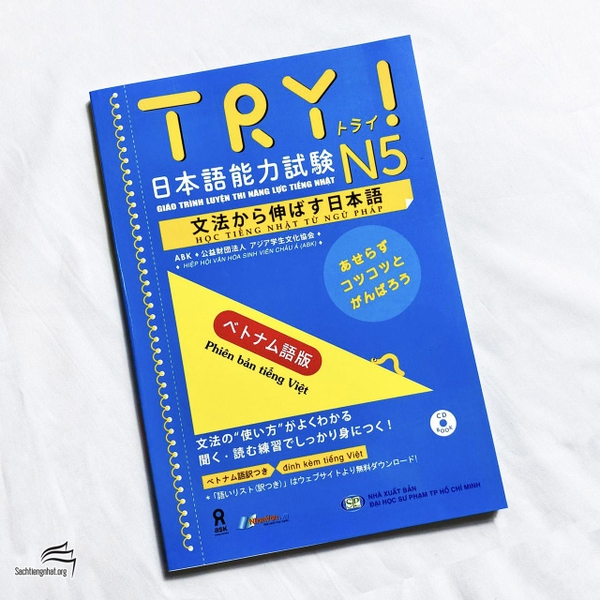 Try N5 Phiên bản tiếng Việt- Sách luyện thi N5 Try Ngữ pháp