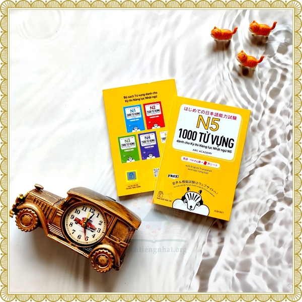 HAJIMETE NO NIHONGO NOURYOKUSHIKEN N5 TANGO 1000_Sách học từ vựng N5 m