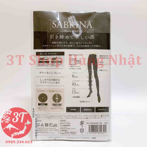Quần tất SABRINA Black 13hPa