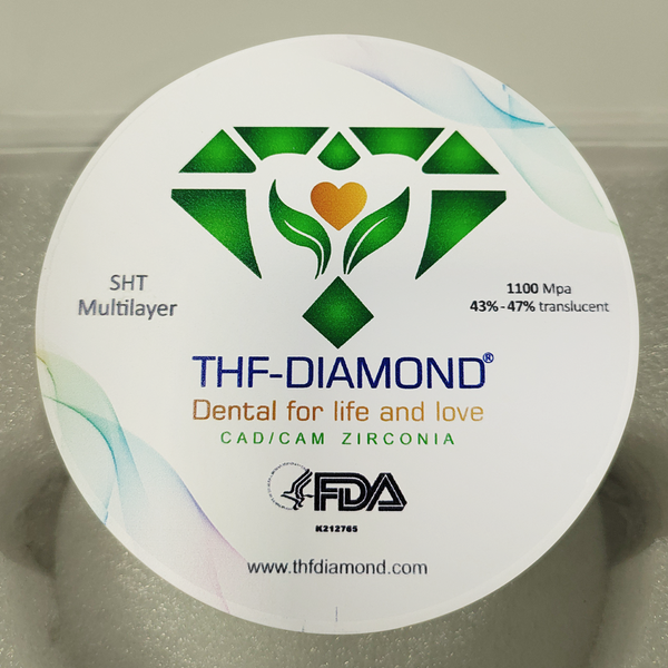 Phôi Sứ Zirconia THF-DIAMOND SHT Multilayer