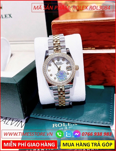 Wow Đẹp quá ️Đồng Hồ Cặp Đôi Rolex F1 Dây Demi