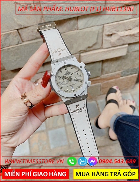 Wow Đẹp quá ️Đồng Hồ Nam Hublot F1 Mặt Tròn 5 Kim
