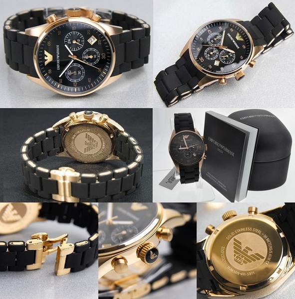 ️Đồng Hồ Emporio Armani Cặp Đôi AR5905-AR5906 ️