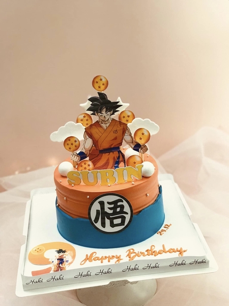 Bánh kem Songoku - 7 viên ngọc rồng