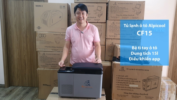 Review tủ lạnh bệ tì tay ô tô CF15 - 15l - Thiết kế siêu đẹp - làm lạn ...