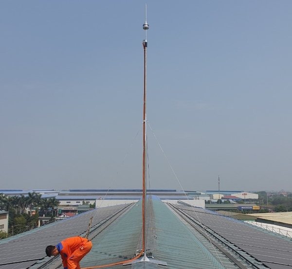 Kim thu sét Liva – Giải pháp chống sét hiệu quả cho nhà xưởng, công tr