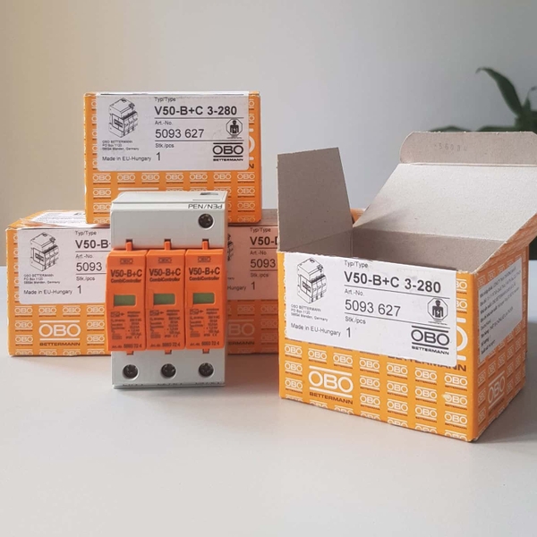 Thiết bị cắt sét lan truyền OBO 3 pha V50-B+C3-280