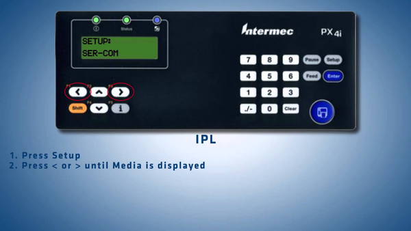 Cách căn chỉnh máy in Intermec PM4I PX4I | www.baso.vn