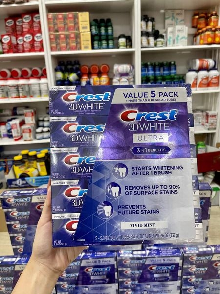 Kem đánh Răng Crest 3D White Mỹ - Family Shop