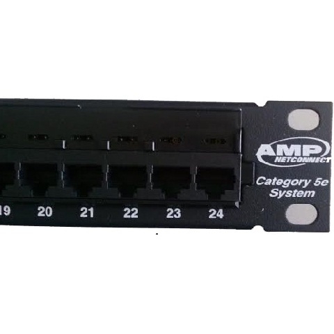 PATCH PANEL AMP CAT5E 24PORT