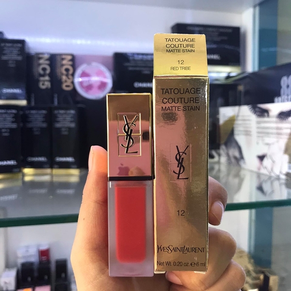 Son Ysl Tatouage Couture Mate Stain - 12 Red Tribe - Pazu.vn