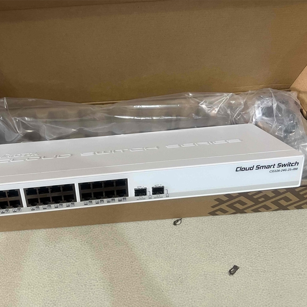 Mikrotik CSS326-24G-2S+RM | Bộ Chuyển Mạch 24 cổng Gigabit với 2 SFP+ ...