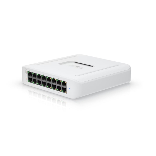 UniFi USW-Lite-16-PoE | Switch 16 Port Gigabit Với 8 Cổng PoE+ Công Suất 45W vohoang.vn