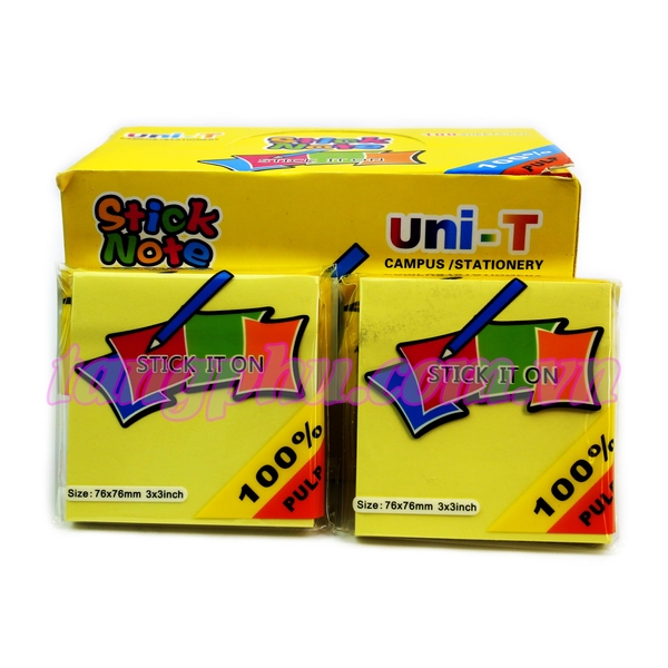 Note Vàng 3x3, Note 3x3 Vàng Có Keo, Giấy Ghi Chú 3x3, Cung Cấp Note ...