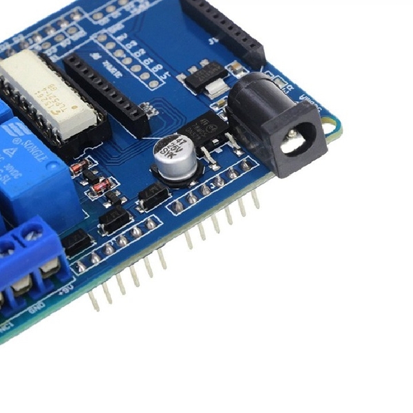 Module relay 4 kênh shield V1.0 mở rộng cho Arduino UNO | Giải Pháp Chung