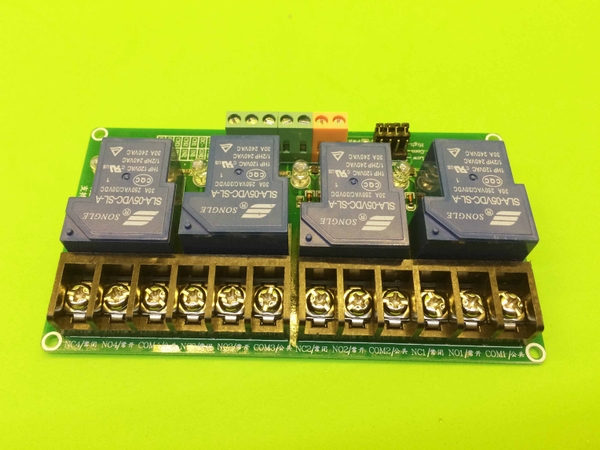 Module Relay 4 kênh 5V 30A | Giải Pháp Chung