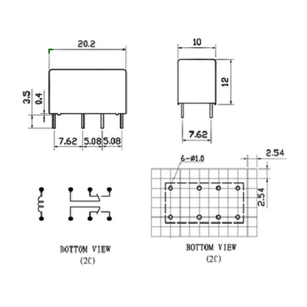 Relay 12V - 8 chân | Giải Pháp Chung