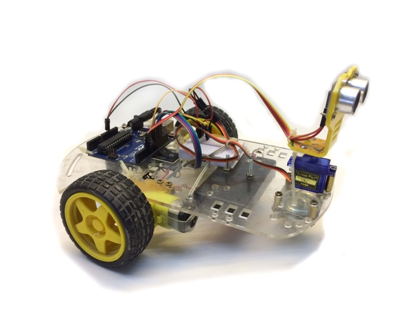 Robot tránh vật cản Hồng ngoại HC-SR04 | Giải Pháp Chung