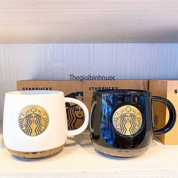 Ly Sứ Starbuck Logo Kim Loại Cao Cấp C130 – Thế Giới Bình Nước