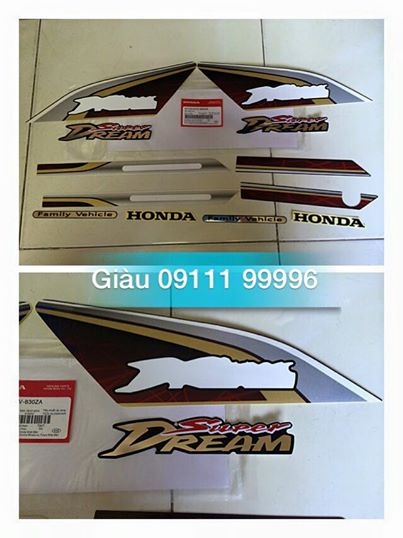 Tem Super Dream Chính Hãng – https://phutungxethai.com